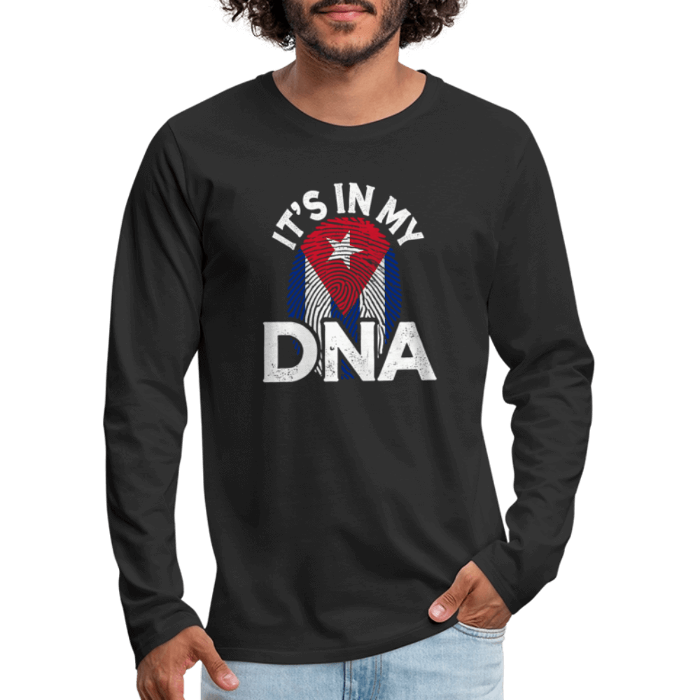 Buy Cuba DNA Men’s Long Sleeve Shirt – Cuban Heritage | Comphies ...